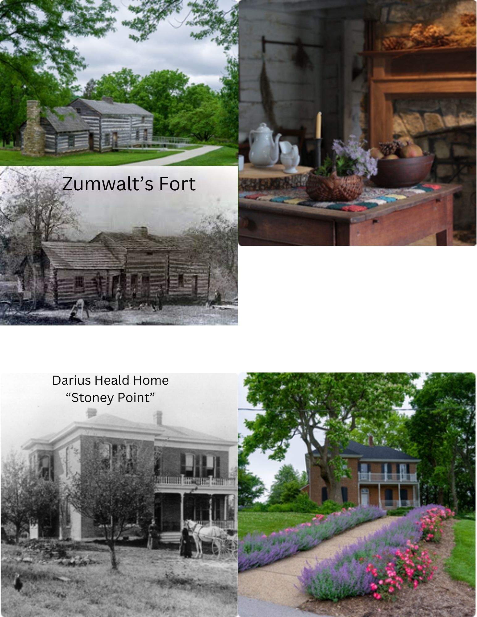 Zumwalt’s Fort and Darius Heald Home Historic House Museums in America